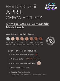 Second Life Marketplace - DISCOUNTED !!! [GA.EG] Head Skins DEMO ...