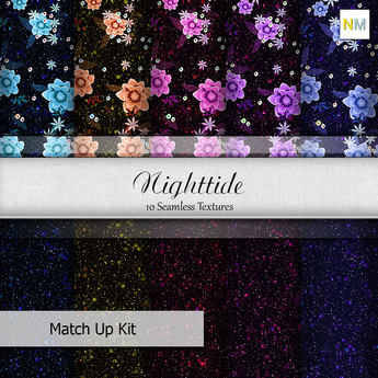 Second Life Marketplace - Nighttide Matchup Kit 10 Seamless Fabric ...