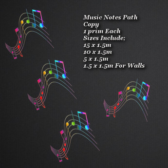 Second Life Marketplace - Music Notes Path