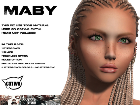Second Life Marketplace - .:IYF:. Maby MultiBodies Skin Espresso - In ...