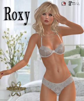 Second Life Marketplace - ~EccentriciXi~ Lingerie Roxy Silver