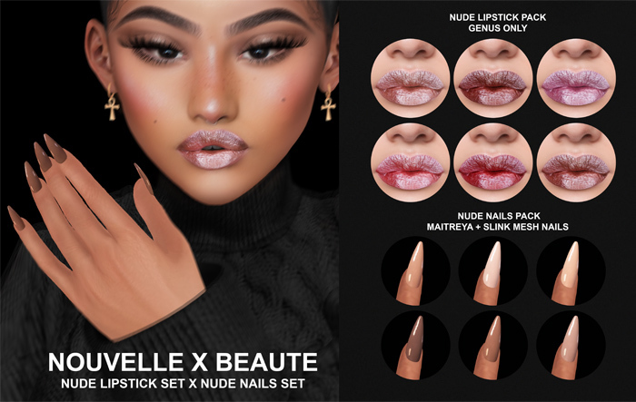 Second Life Marketplace Beaute Genus Nude Lipstick
