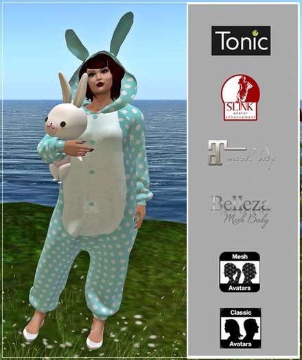 Second Life Marketplace - Bunny Cuddle Outfit 6