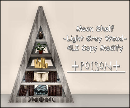 Second Life Marketplace - +Poison+ Moon Shelf -FAT PACK-