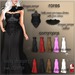 Second Life Marketplace - AtaMe - Lady Dragon Dress Black COMMON
