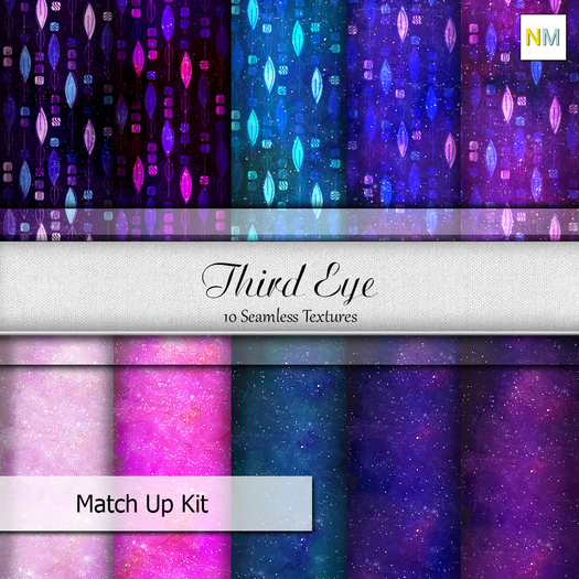 Second Life Marketplace - Third Eye Matchup Kit 10 Seamless Textures NM