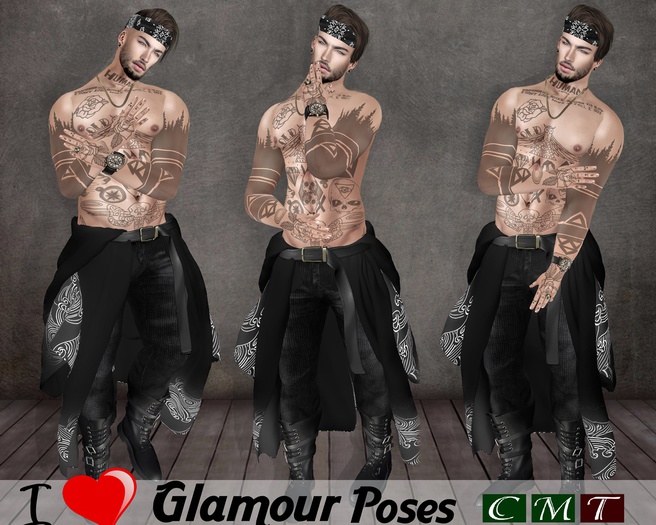 Second Life Marketplace - ::GR:: Pack pose -Male 07