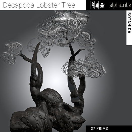 Second Life Marketplace - alpha.tribe Botanica::: Decapoda Lobster Tree