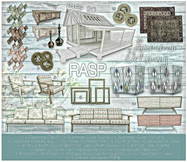 Second Life Marketplace - RASP-Summer Table-Earth