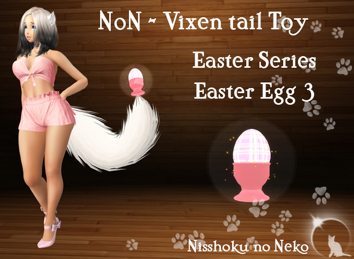 Second Life Marketplace - NoN - Easter Egg 3 Vixen Tail Toy