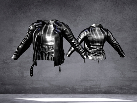 Second Life Marketplace - trinixxx Leather Jacket Zebra (vertical)