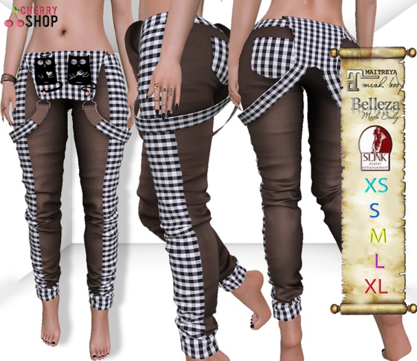 Second Life Marketplace - (CHERRY) pants with cage
