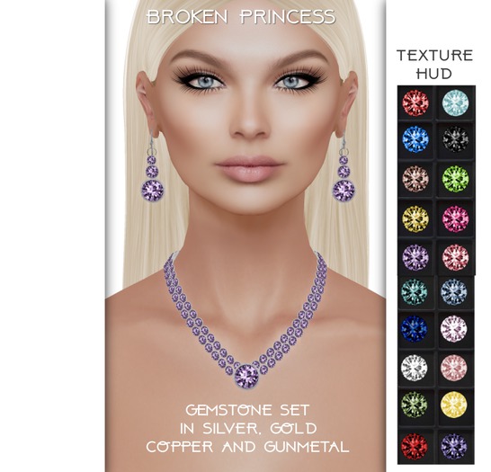 Second Life Marketplace - Broken Princess- Gemstone Set