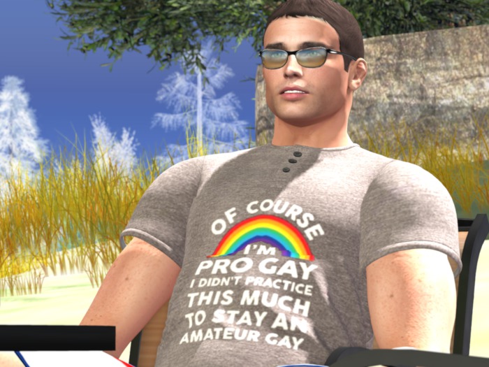 Second Life Marketplace - Pro gay tshirt (Pride sale 50% OFF)