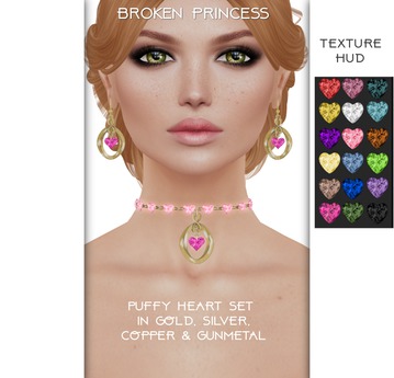 Second Life Marketplace - Broken Princess- Puffy Heart Set
