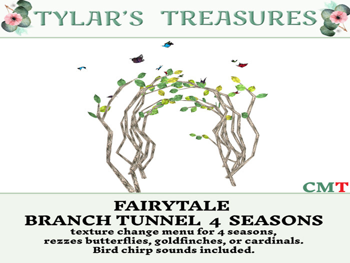 Second Life Marketplace - .:TT:. FAIRYTALE BRANCH TUNNEL 4 SEASONS add me!