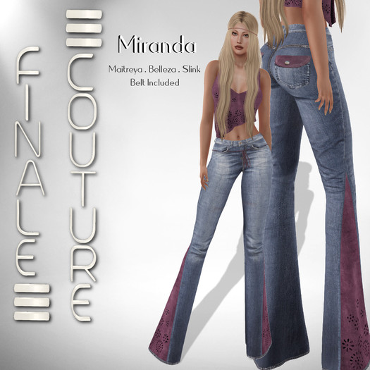 Second Life Marketplace - Finale Couture Miranda - Plum(Boxed)
