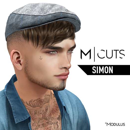 Second Life Marketplace - Modulus - Simon Hat & Hair - Browns