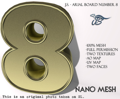 Second Life Marketplace - J.S. - ARIAL BOARD NUMBER 8 - NANO MESH