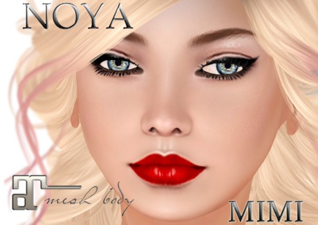 Second Life Marketplace - **NOYA** [PROMO] MIMI Mesh Anime Bento Head ...