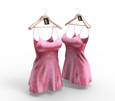 Second Life Marketplace - *** Harmonia Pink Easter Dress - Maitreya ...