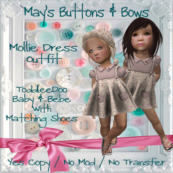 Second Life Marketplace - MBB * Mollie Dress Outfit (TDB & Bebe)
