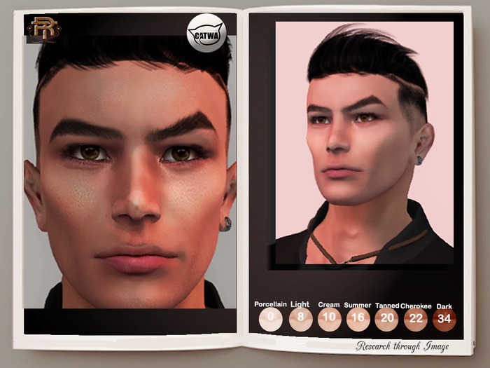 Second Life Marketplace - R.T.I. MAGNIFICENT CATWA HEAD 22 TONE (wear)