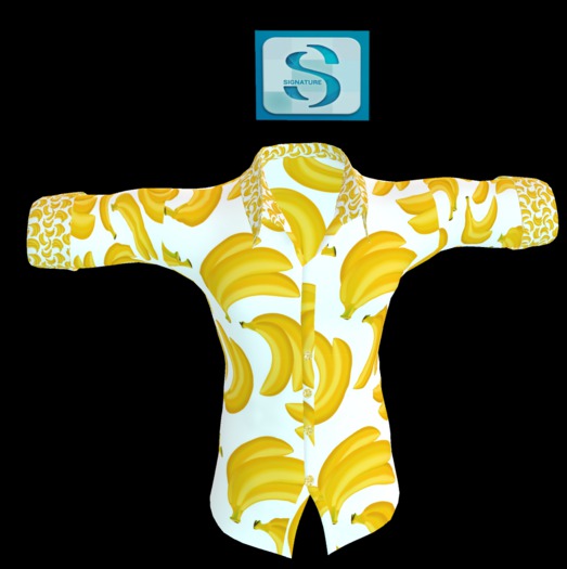 Second Life Marketplace - MERC - SHIRT - BANANA - FRUITY - SIGNATURE GIANNI