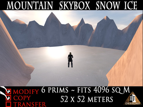 Second Life Marketplace - SKYBOX: MOUNTAIN SKYBOX SNOW ICE