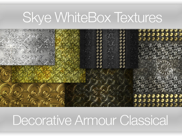 Second Life Marketplace - Decorative Armour Plate - Classical - Skye ...