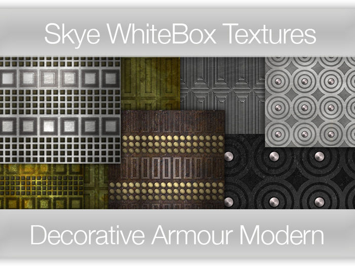 Second Life Marketplace - Decorative Armour Plate - Modern - Skye ...