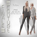 Second Life Marketplace - Finale Couture Fallon - Grey & Smoke(Boxed)