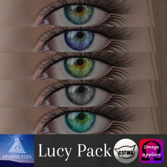 Second Life Marketplace - Diverse Eyes. Lucy Pack