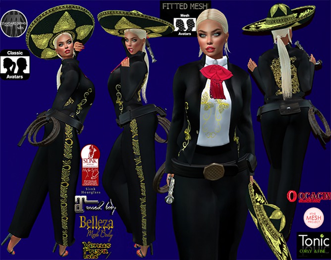 Second Life Marketplace - LADY MARIACHI-BELL-MAITREYA-SLINK-TMP-TONIC ...