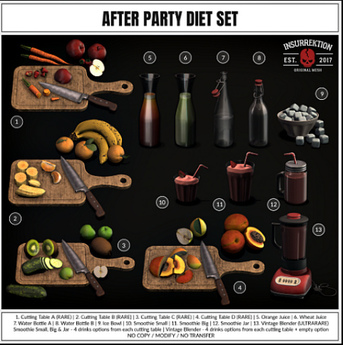 Second Life Marketplace - [IK] After Party Diet - 05. Orange Juice - COMMON