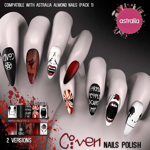 Second Life Marketplace - Astralia - Coven polish + Nails (Astralia ...