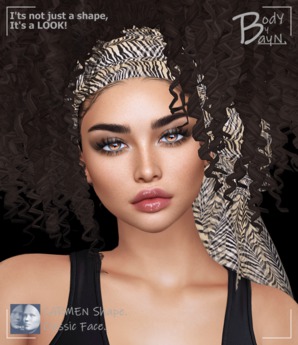 Second Life Marketplace - ~BodY By BayN~ CARMEN Shape - GENUS Classic Face.