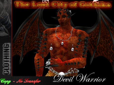 Second Life Marketplace - Fantasy Avatar Devil Warrior Lost City of ...