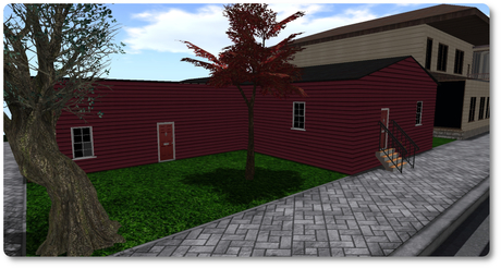 Second Life Marketplace - Dixmoor Suburban House (Crimson/Red)