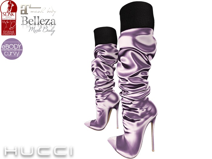 Second Life Marketplace - ::HH:: Hucci Auki Boots - Petal