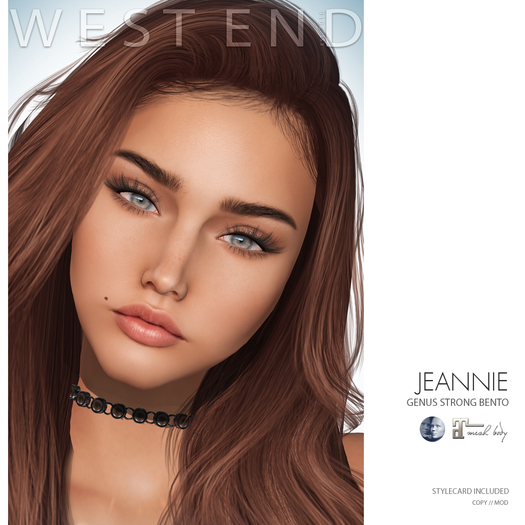Second Life Marketplace - [ west end ] Shapes - Jeannie (Genus Strong ...