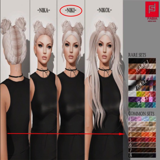 Second Life Marketplace Fabia Mesh Hair Ginger Set 4
