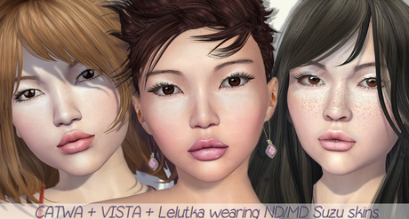 Second Life Marketplace - ND/MD Suzu LIGHT head skin - Omega applier