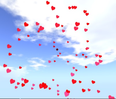 Second Life Marketplace - Rain of Many Colors Small Hearts