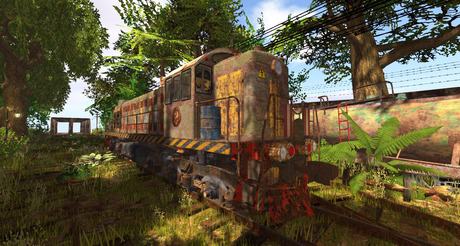 Second Life Marketplace - Soviet diesel locomotive TEM 2