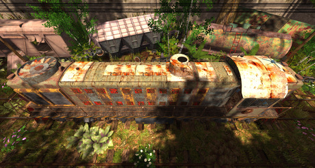 Second Life Marketplace - Soviet diesel locomotive TEM 2