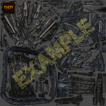 Second Life Marketplace - ..::Tasty::.. Gun Throne //FULL PERM// (p)