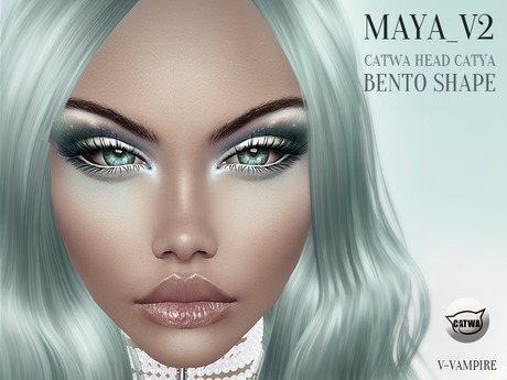 Second Life Marketplace - DREAM INK "Catwa-Catya Bento Head MAYA_V2 Shape"
