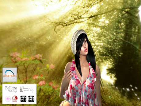 Second Life Marketplace - Long Straight Black Hair with Hat for Classic ...