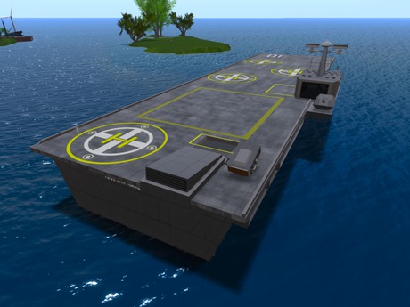 Second Life Marketplace - Stellar Class Helicopter Carrier v0.01